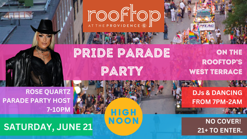 Rooftop PRIDE Parade Viewing Party (& Afterparty)! | Rooftop At The ...